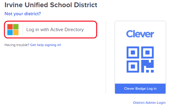 Springboard: Student Login – Irvine Unified School District