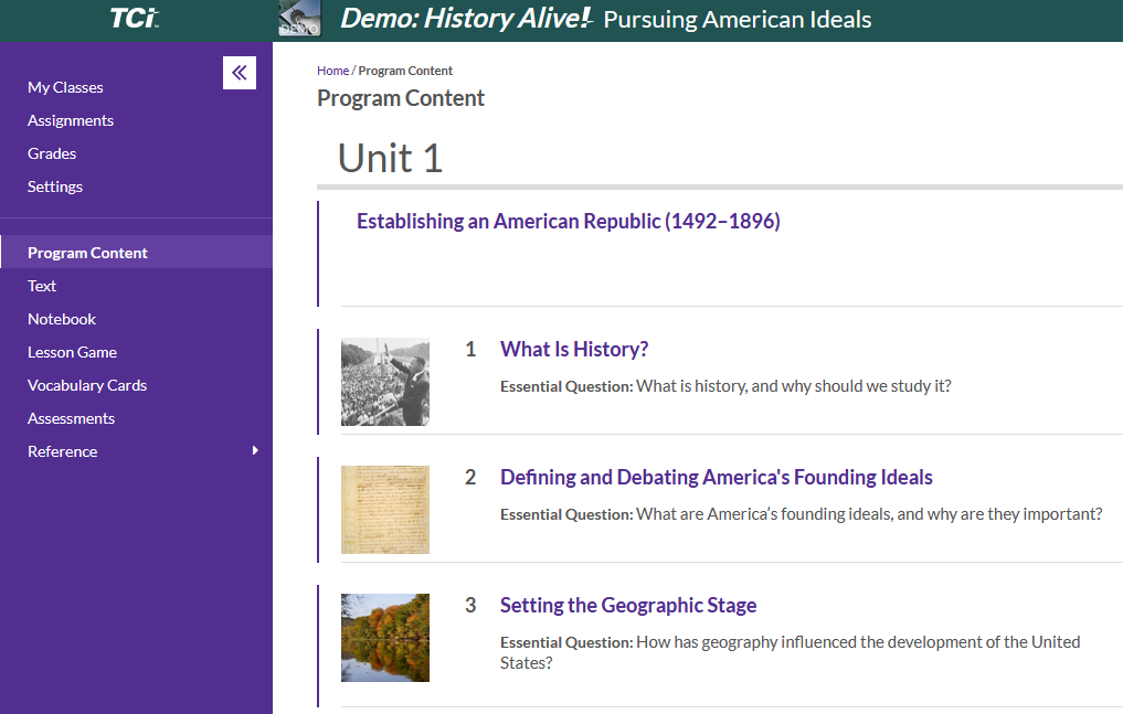 TCI: Student Login – Irvine Unified School District