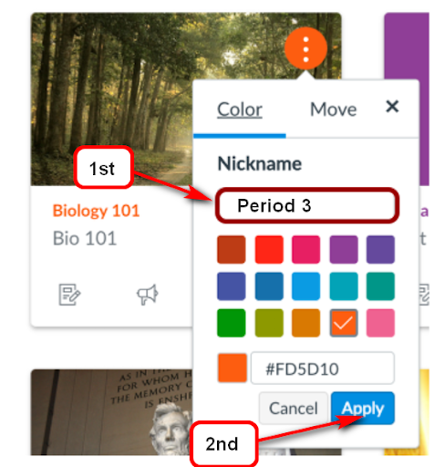 Canvas: How to Add a Nickname to a Course (Students and Parents ...