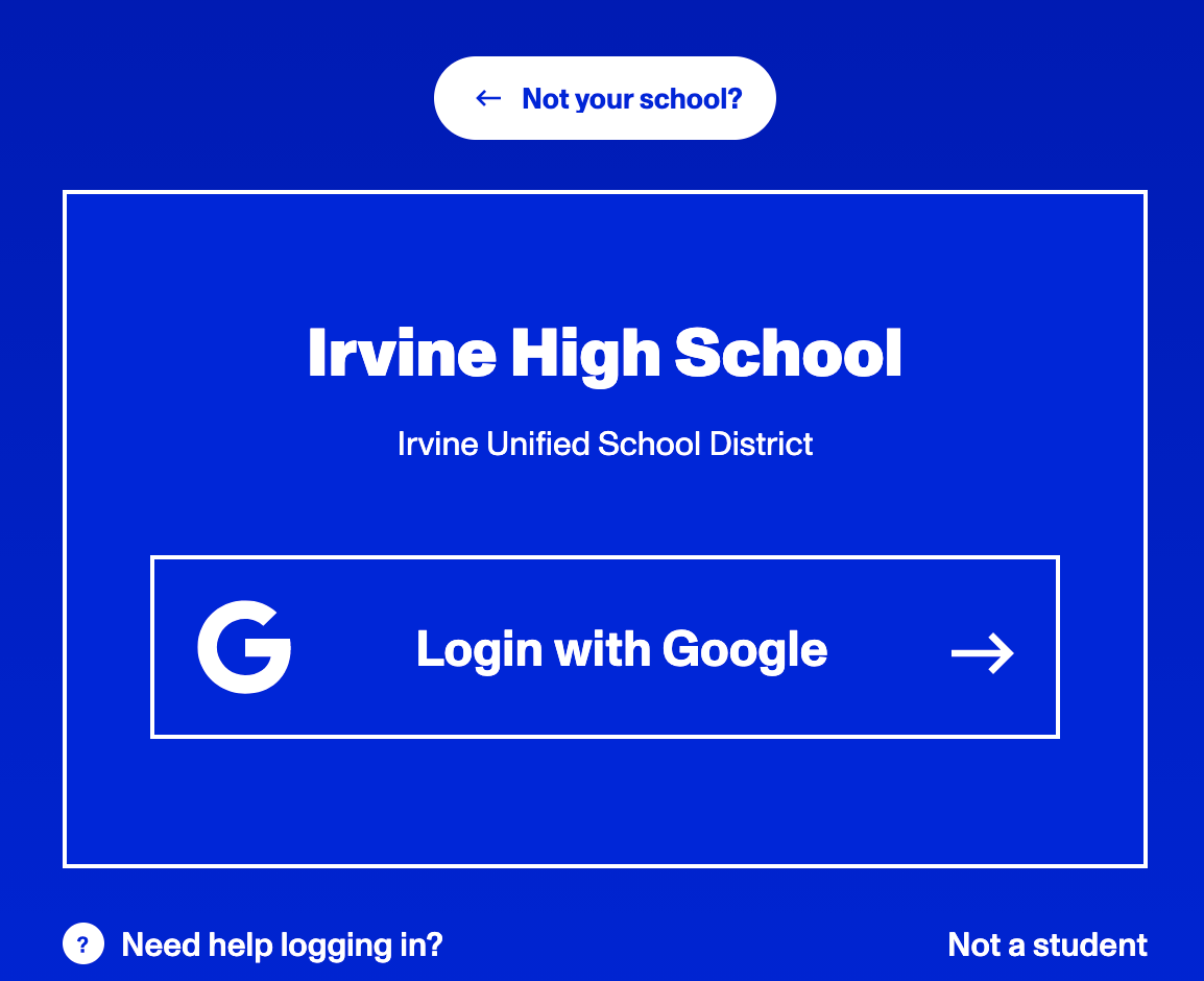 Paper: How to Access Paper as a Student – Irvine Unified School District