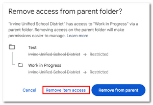 Google: Shared Drive vs Shared Folders – Irvine Unified School District