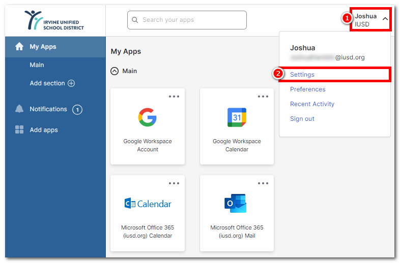 OKTA: How to Setup Two-Factor Authentication (MFA) – Irvine Unified ...
