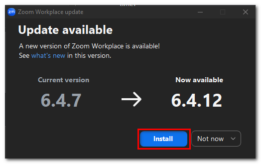 Zoom: Updating Desktop Client – Irvine Unified School District