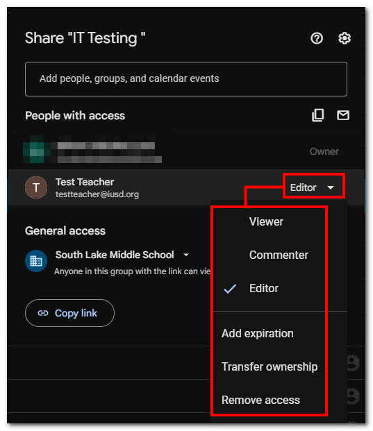 Google Drive: Sharing a Google Doc – Irvine Unified School District