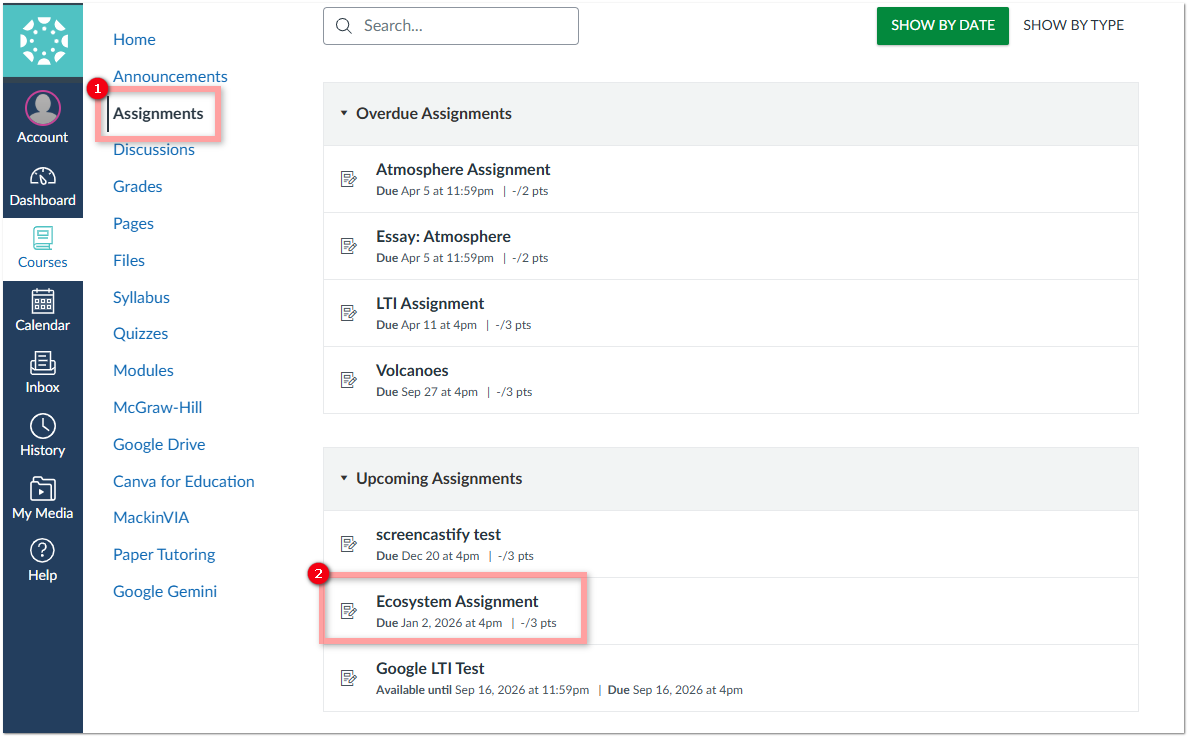 Canvas: Uploading an Assignment with the Canva LTI 1.3 (Student ...